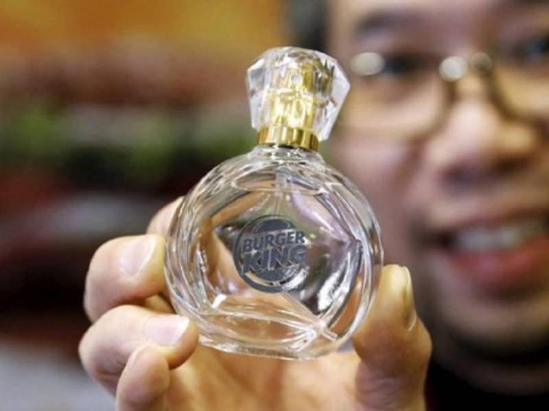 Burger King lanzó perfume con aroma a hamburguesa
