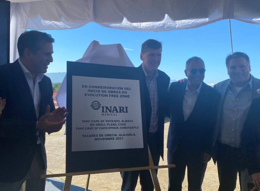 Inari Medical invertirá US$15 millones en su instalación en Costa Rica