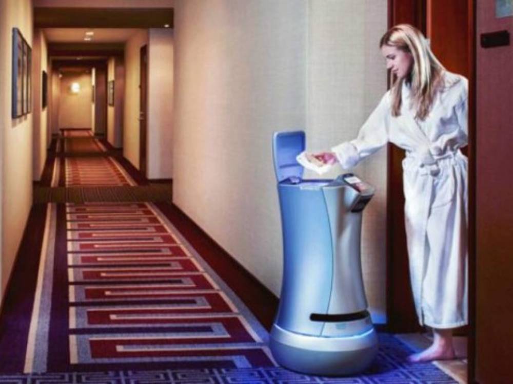 Silicon Valley: hoteles utilizan robot para servicio de habitaciones