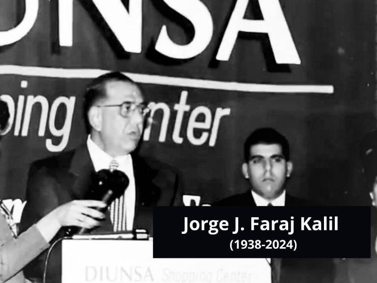 Fallece empresario Jorge Faraj Kalil, fundador de Diunsa