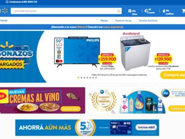 Walmart lanza su renovada plataforma de compras en línea